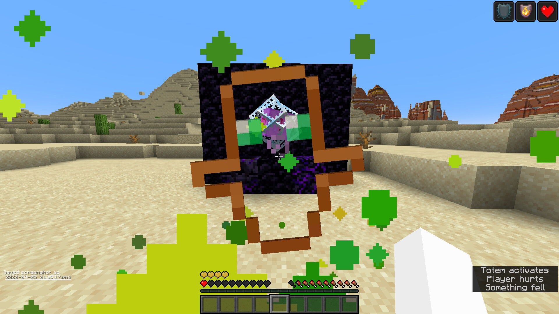 Transparent Totem Minecraft Texture Pack