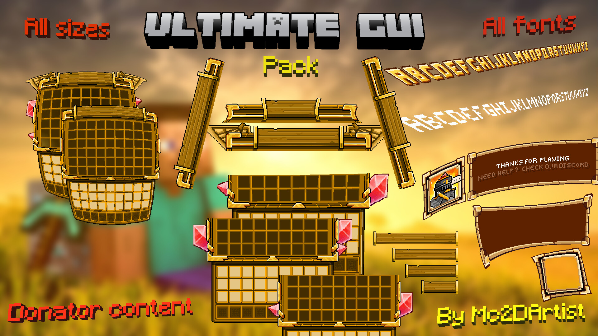 ULTIMATE GUI PACK 1.19+ Minecraft Texture Pack