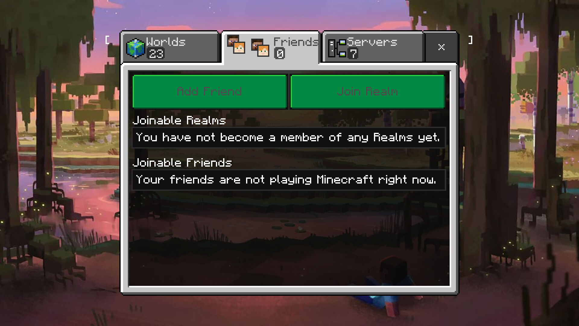 Minecraft 1.19 (The Wild Update) Themed GUI - Minecraft Bedrock V1 ...