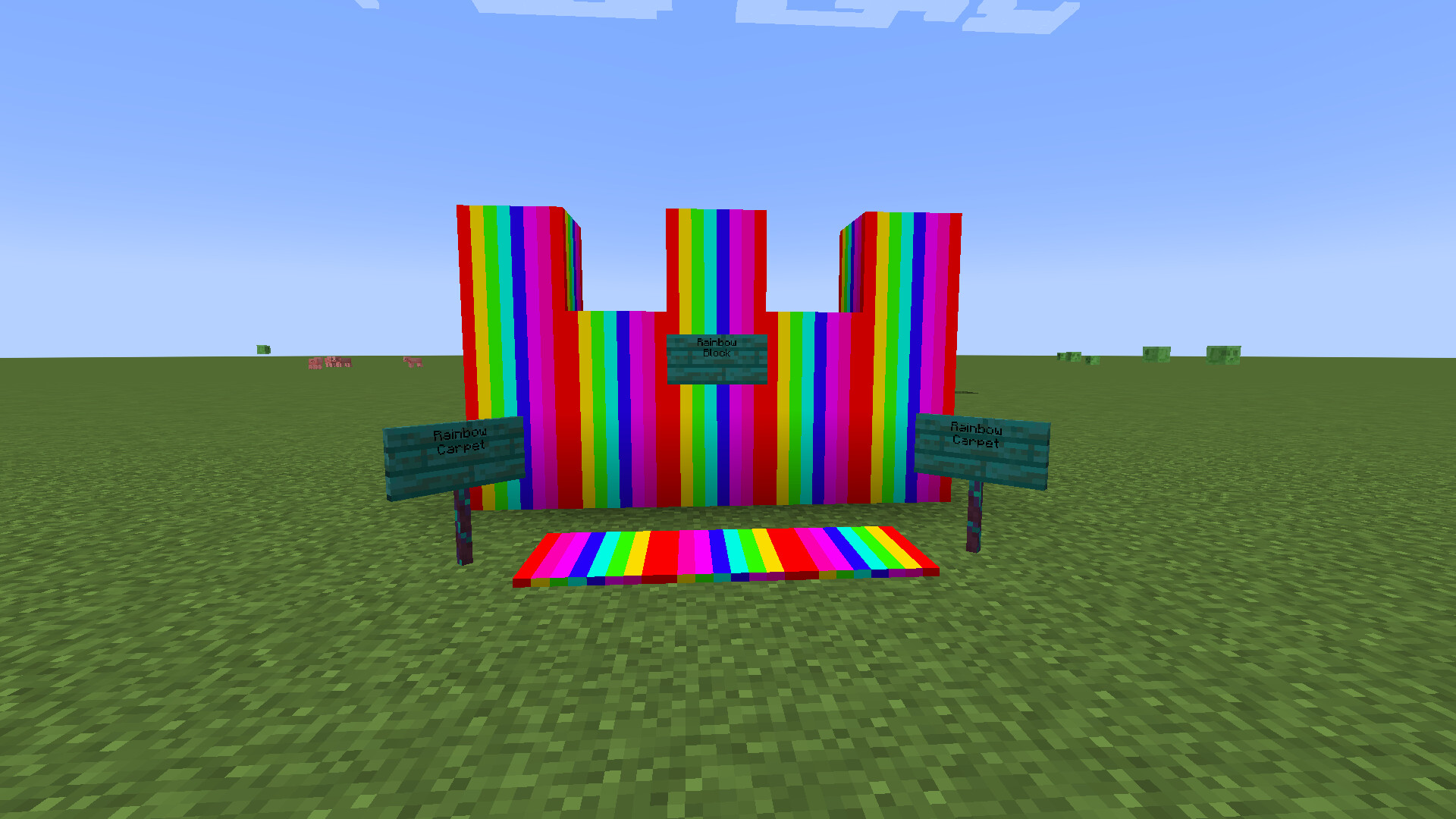 White Wool To Rainbow Wool Minecraft Texture Pack