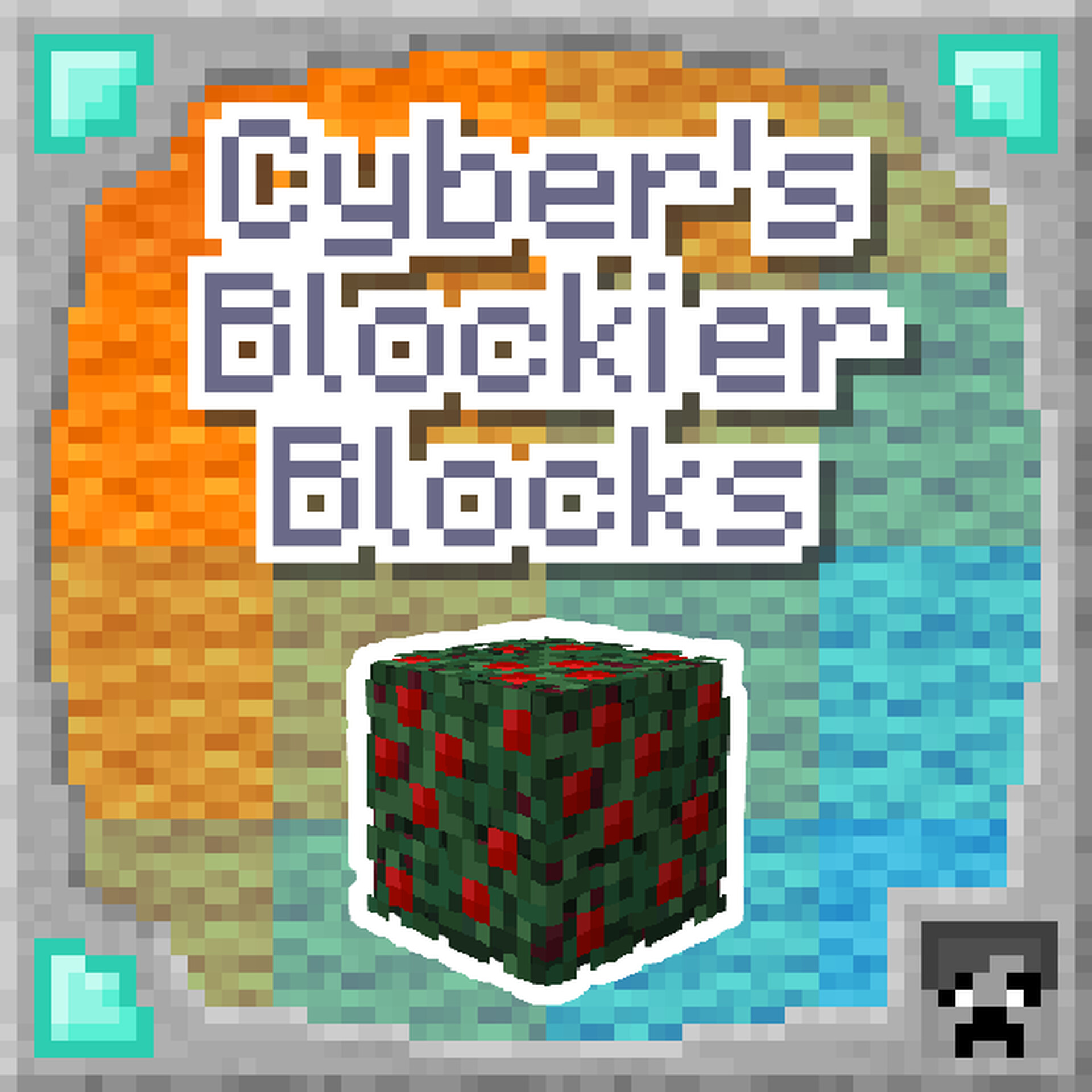 Cyber's Blockier Blocks Minecraft Texture Pack