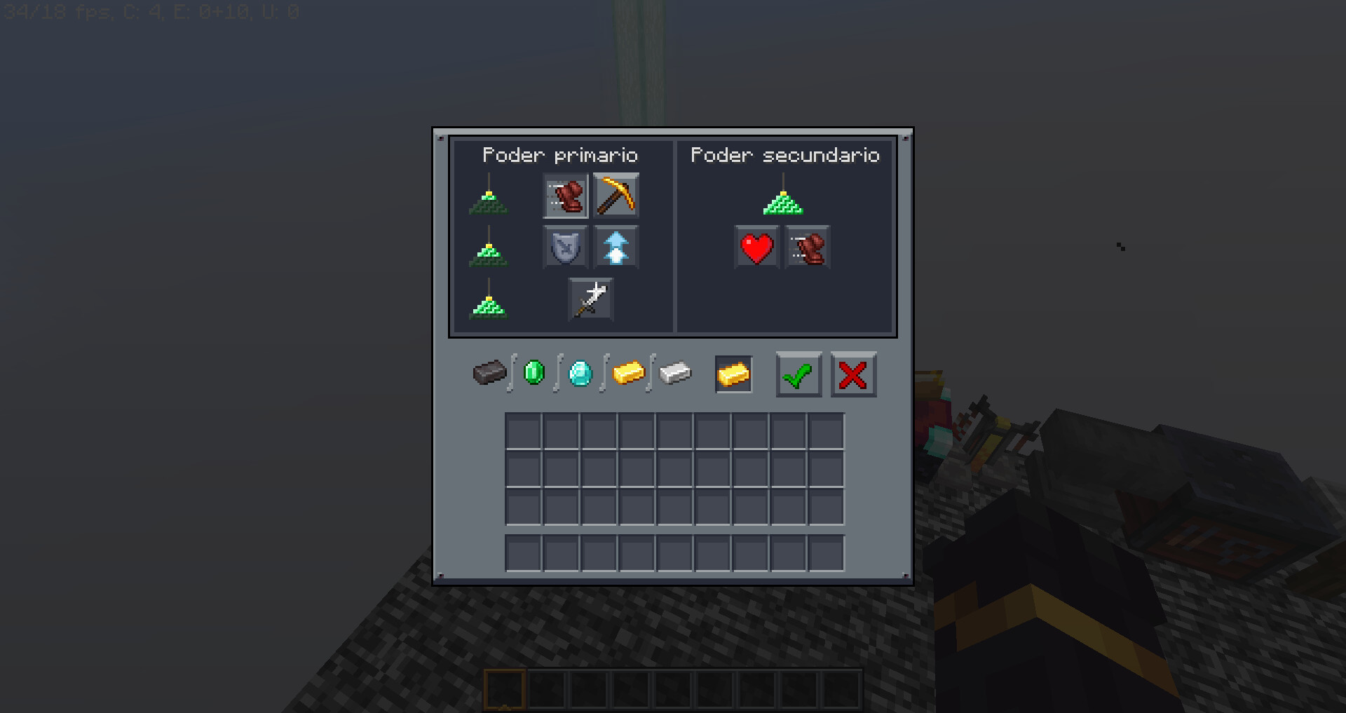 Mandala's GUI - Dark mode Minecraft Texture Pack