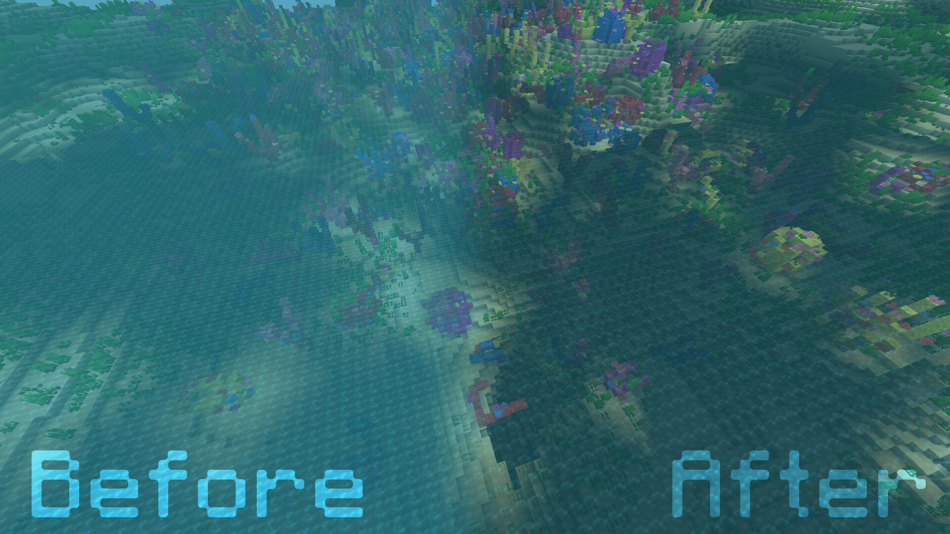 Clear water for Faithful Minecraft Texture Pack