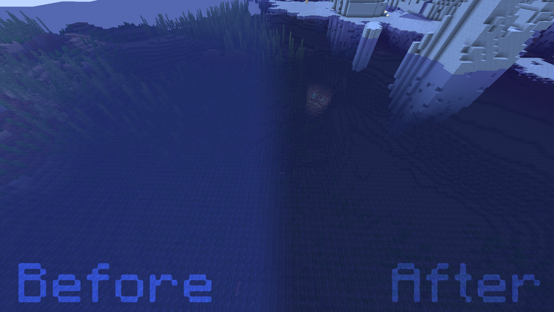 Clear water for Faithful Minecraft Texture Pack