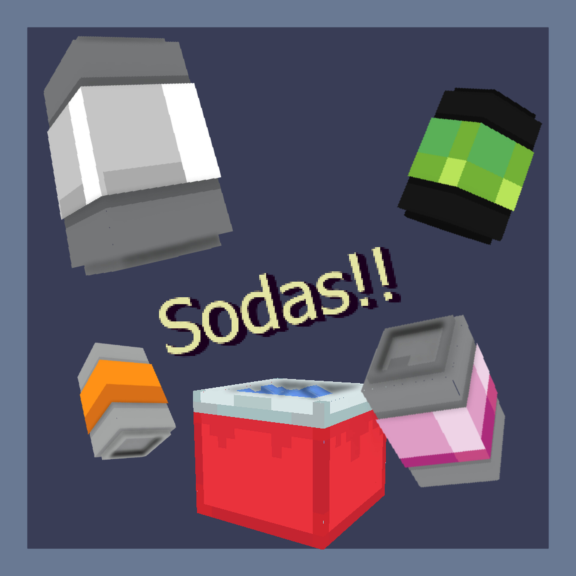 Sodas !! (Changes Potions Into Sweet Sodas!!) Minecraft Texture Pack