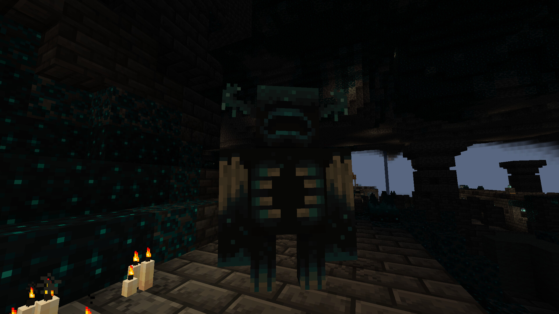 Warden fanmade concept texture Minecraft Texture Pack