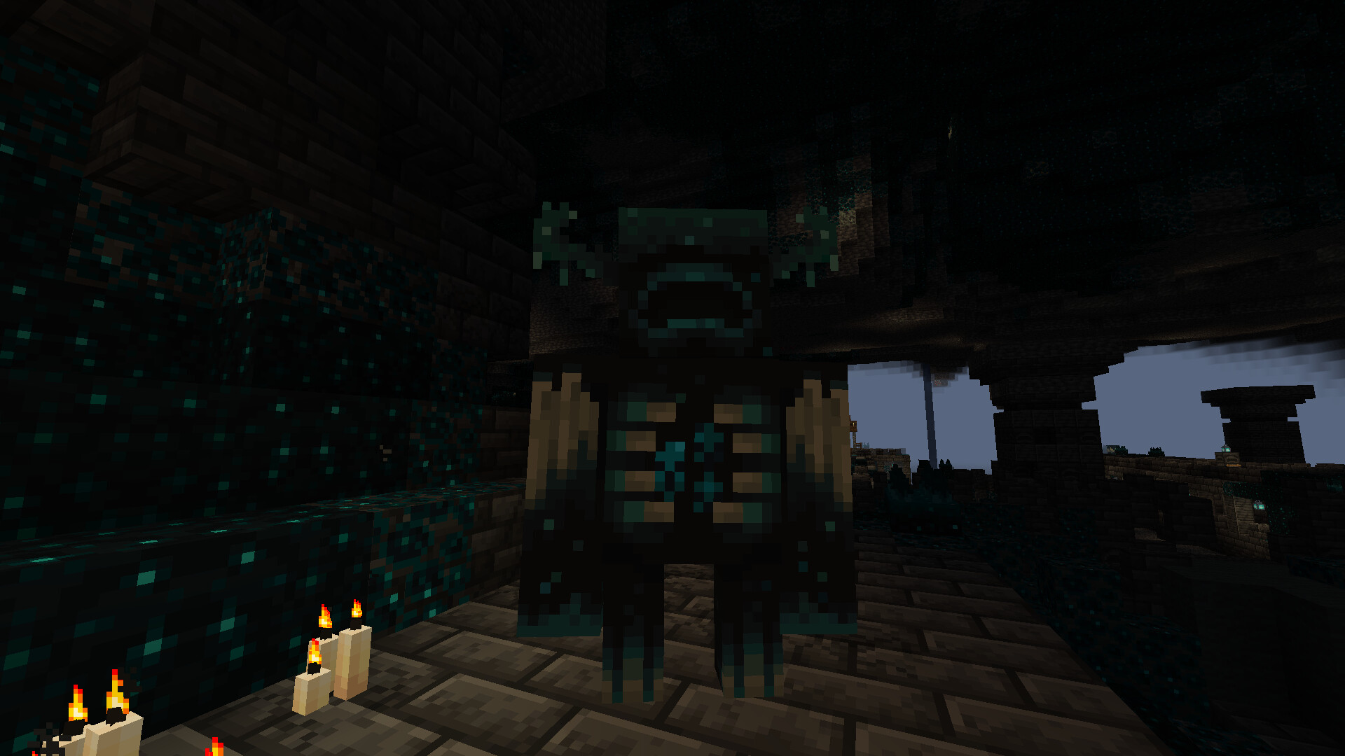 Warden fanmade concept texture Minecraft Texture Pack