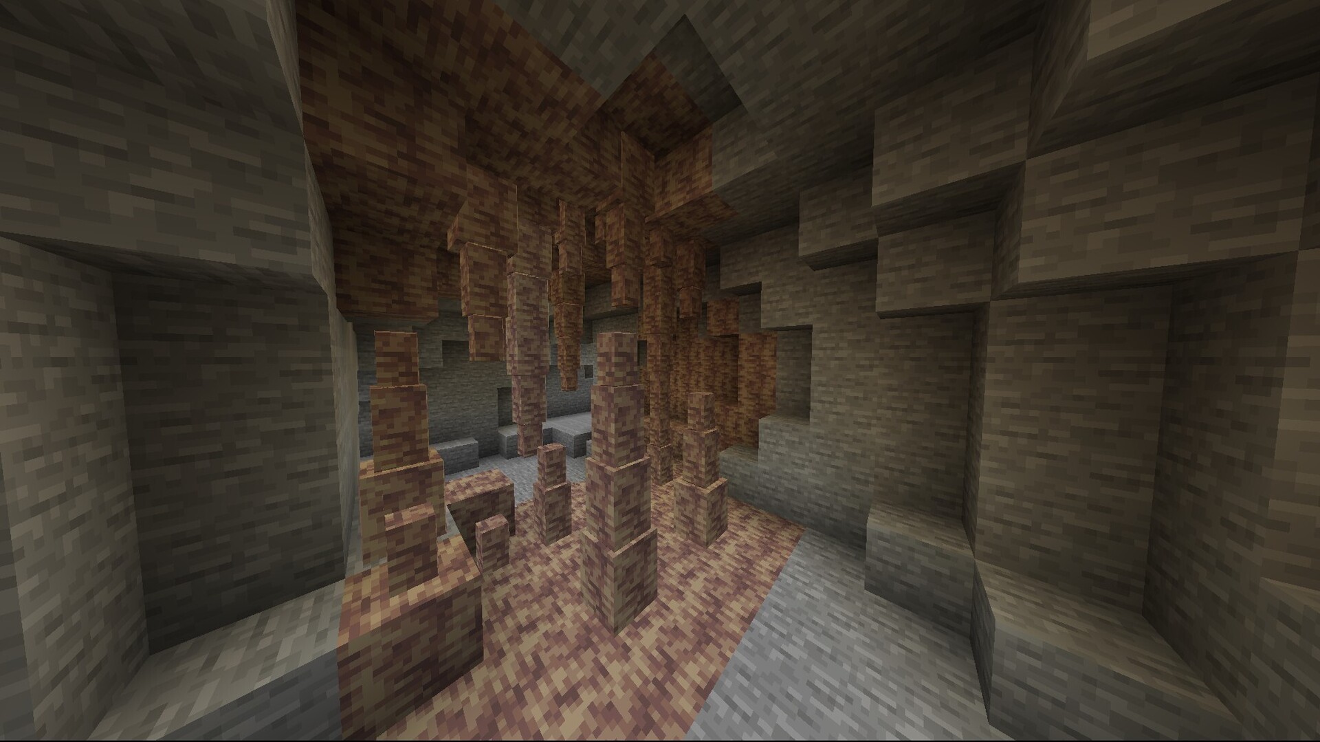 Blocky Dripstone | Bedrock Edition Minecraft Texture Pack