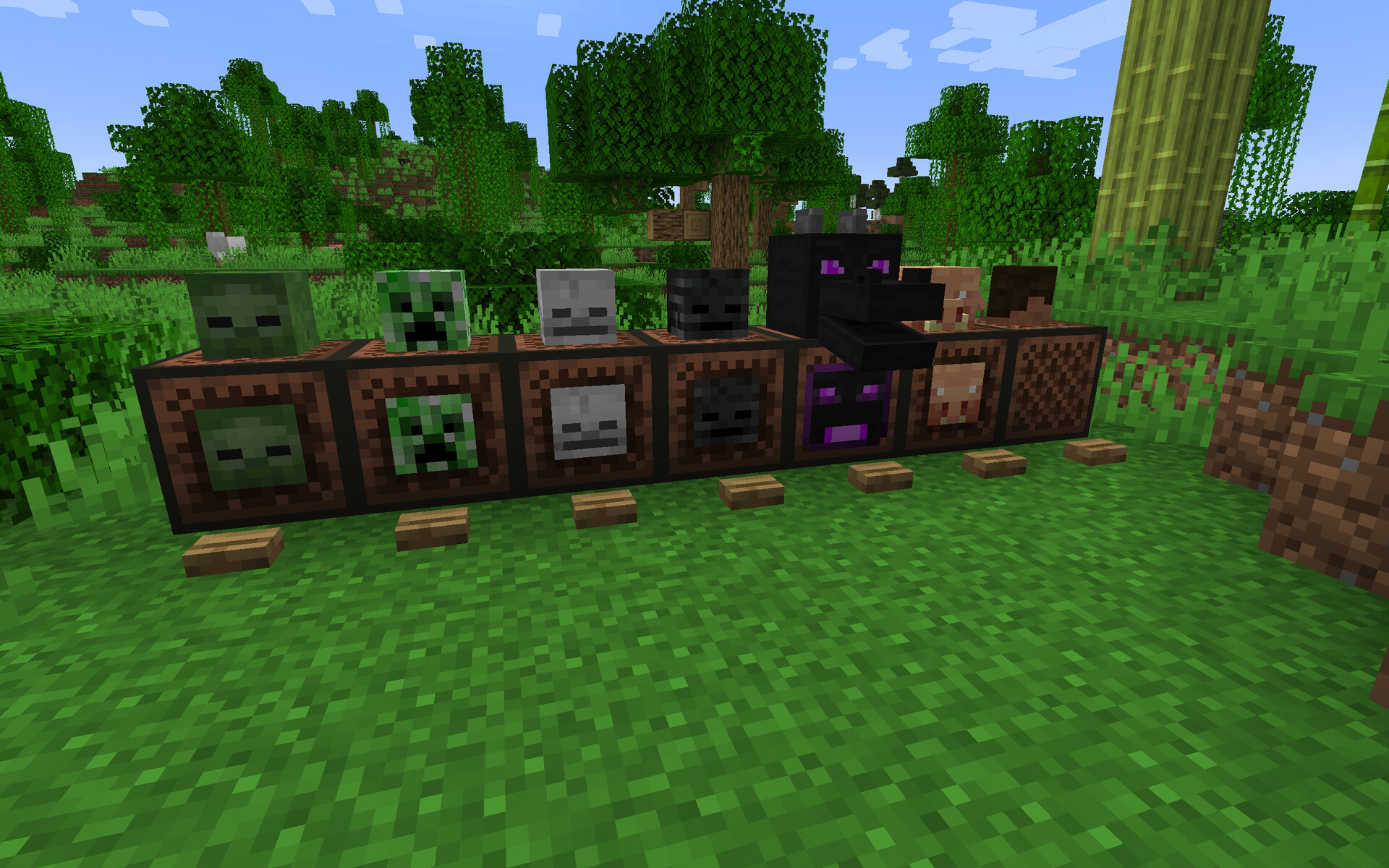 Mob skull noteblock Minecraft Texture Pack