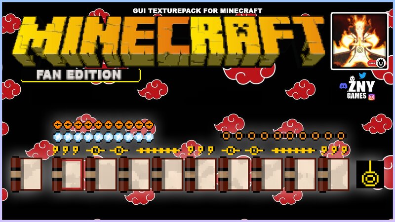 NARUTO SHIPPUDEN [JAVA] 🐱‍🚀 Minecraft Texture Pack