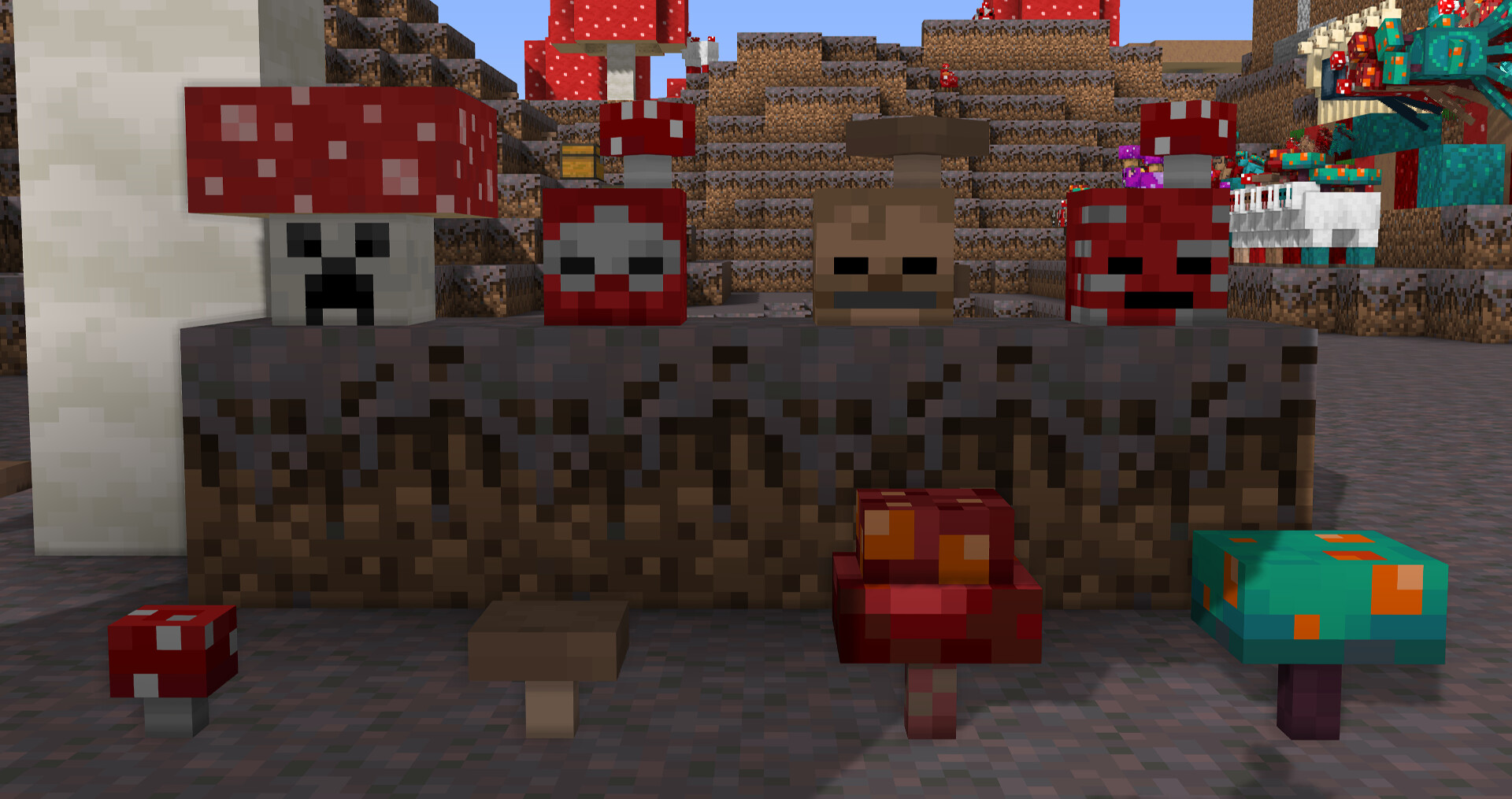 Mushified Mobs Minecraft Texture Pack