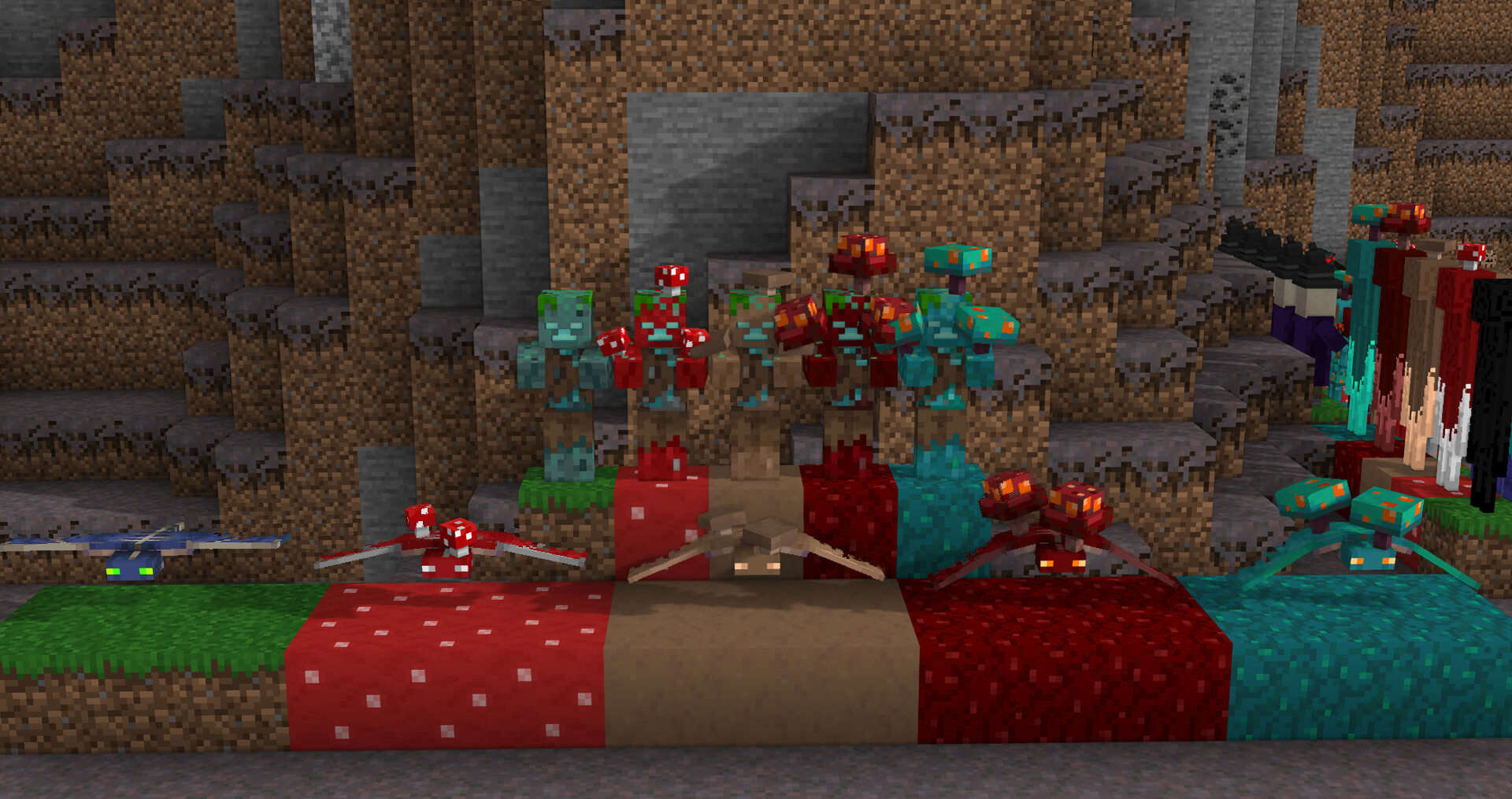 Mushified Mobs Minecraft Texture Pack