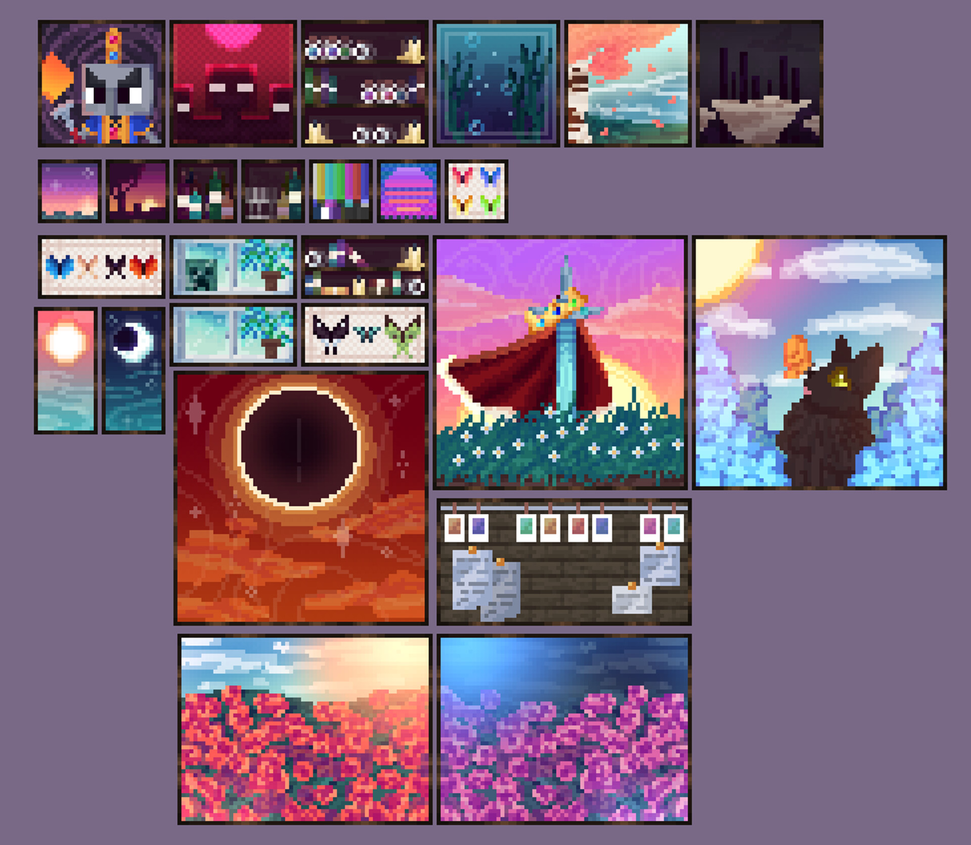 Viaven's custom paintings Minecraft Texture Pack