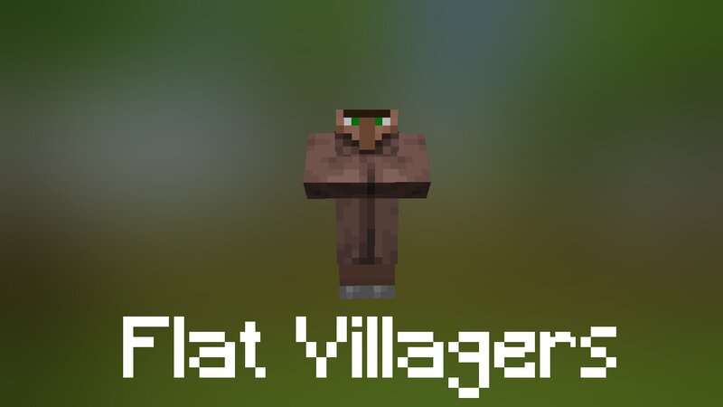 Flat Villagers Minecraft Texture Pack