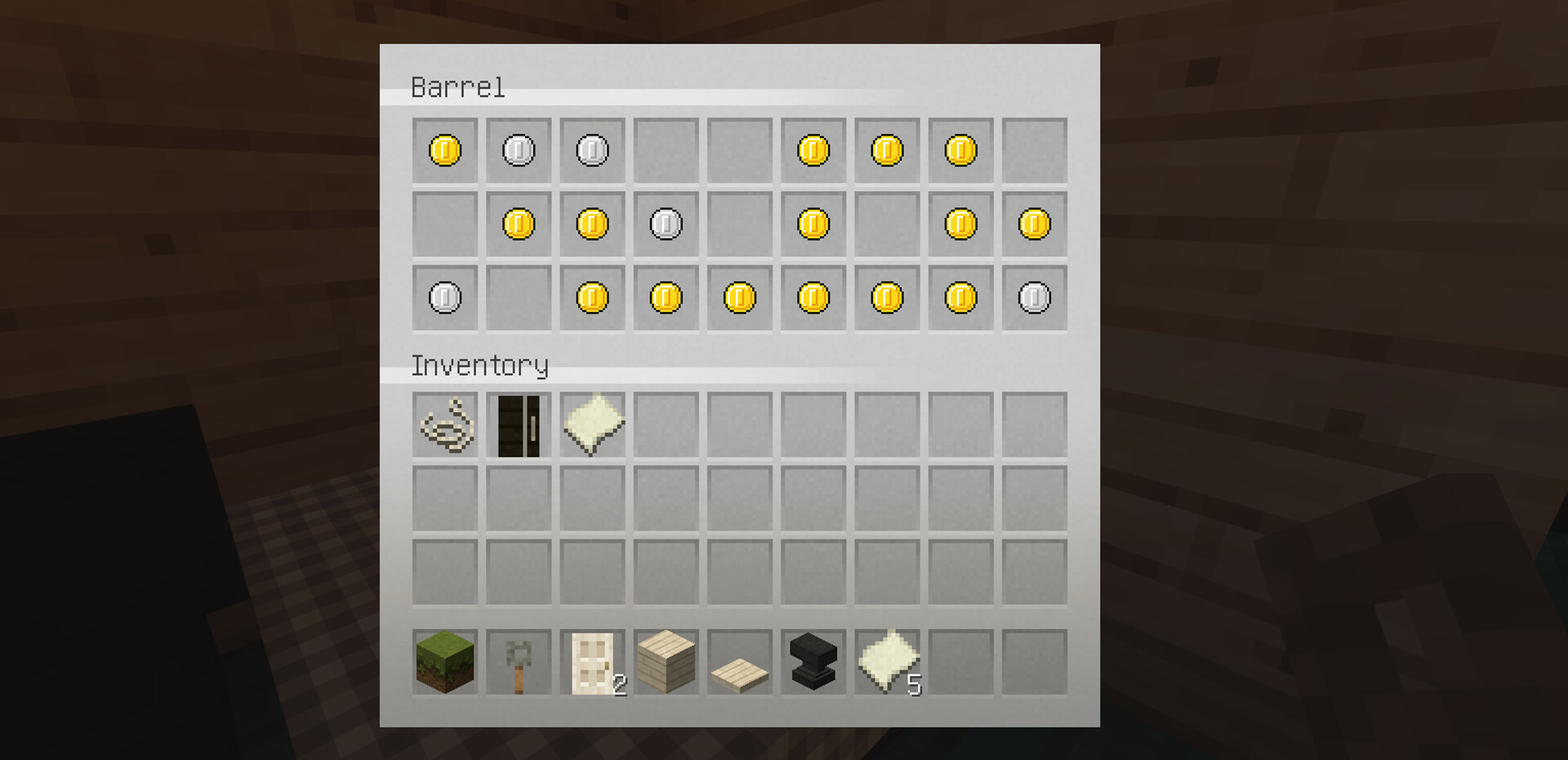 Nuggets to Coins Minecraft Texture Pack