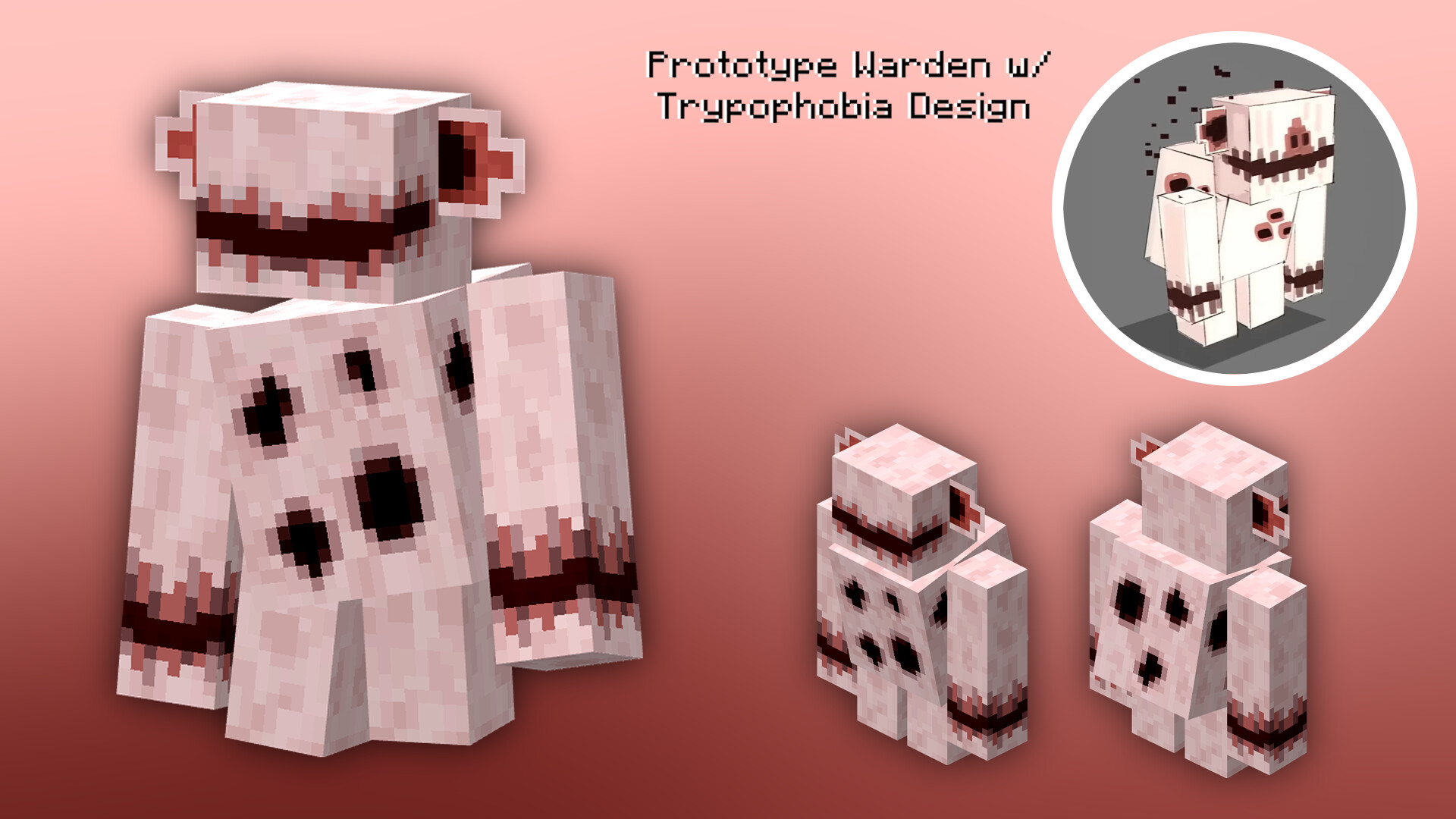 Trypophobia Sculk [Bedrock] Minecraft Texture Pack