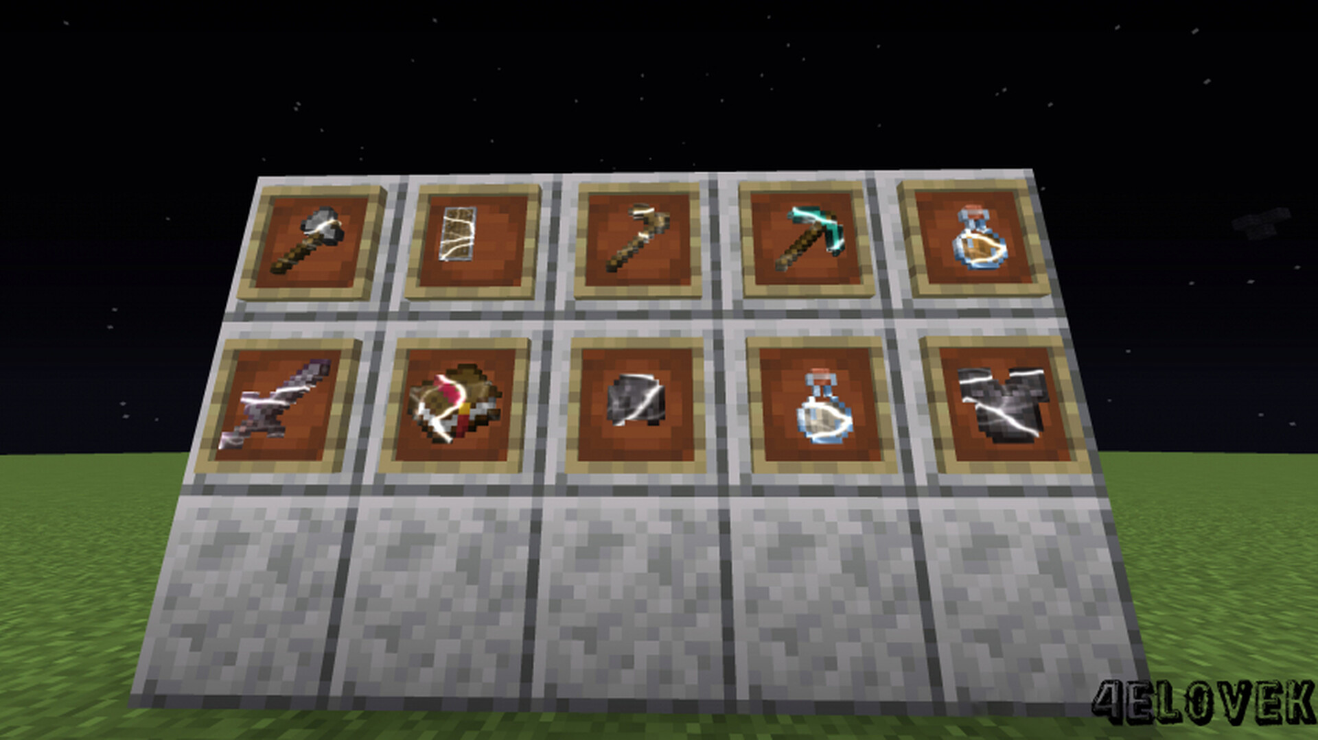 White Electric Enchantment Glint [1.19.2] Minecraft Texture Pack