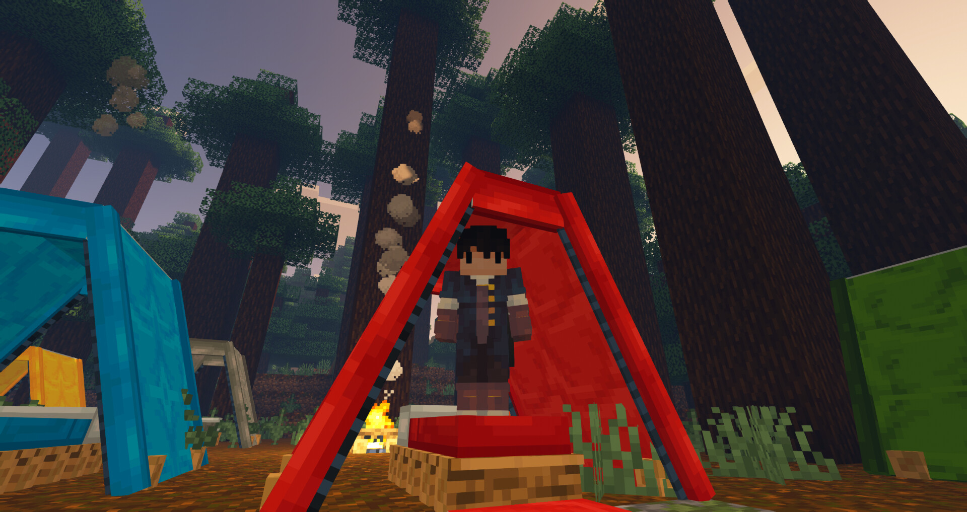 Beds to Camping tent (optifine) Minecraft Texture Pack