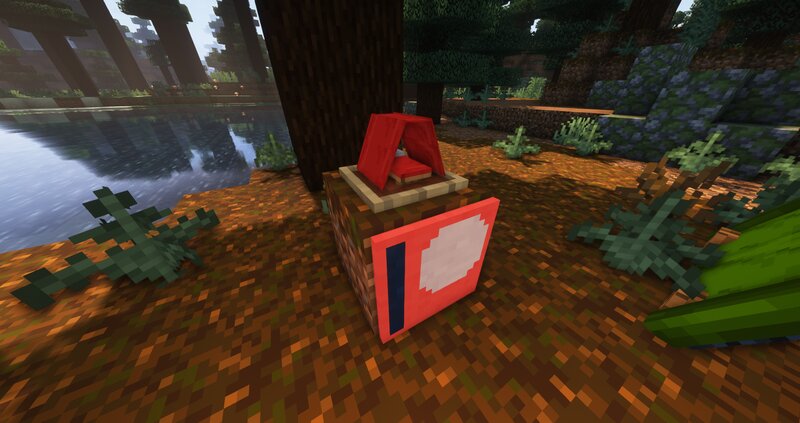 Beds to Camping tent Minecraft Texture Pack