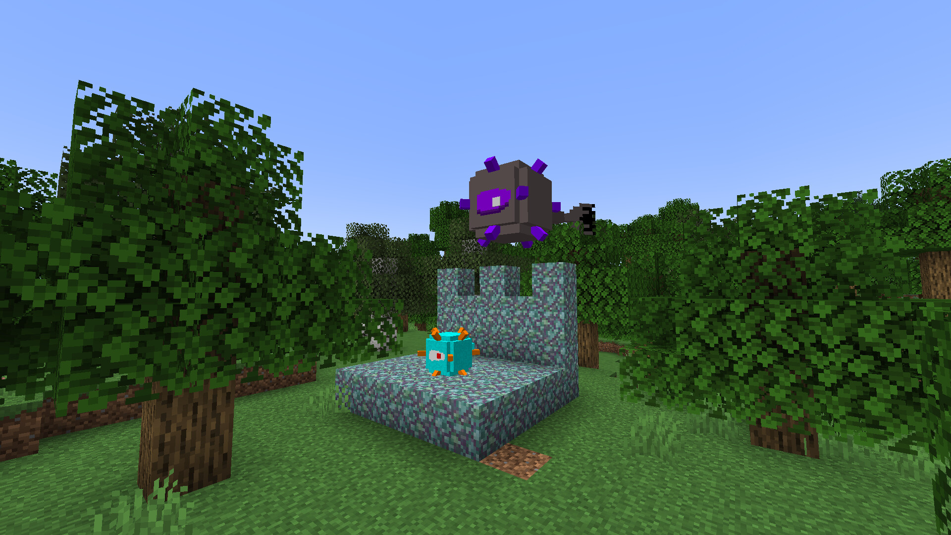 Cartoon Styled Guardian (Elder Included!) Minecraft Texture Pack