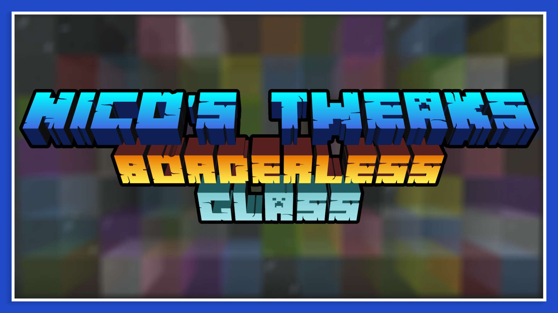 BorderlessGlass Add-on Minecraft Texture Pack