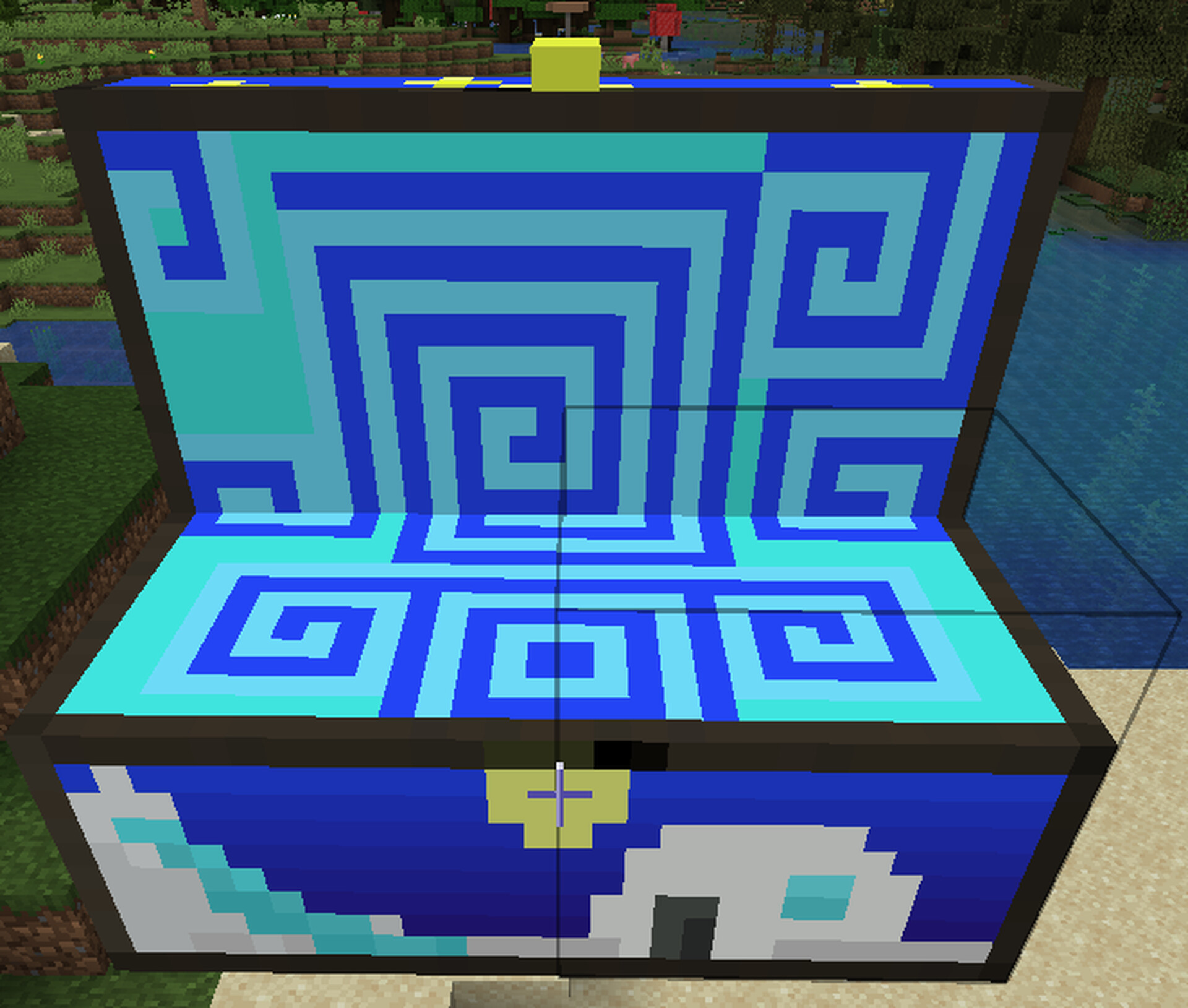 night view chest Minecraft Texture Pack