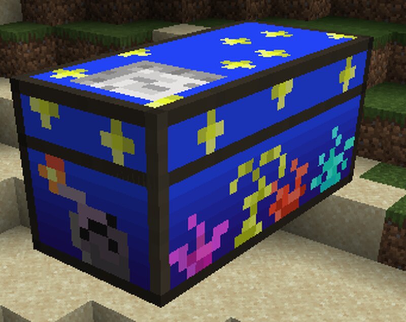 night view chest Minecraft Texture Pack