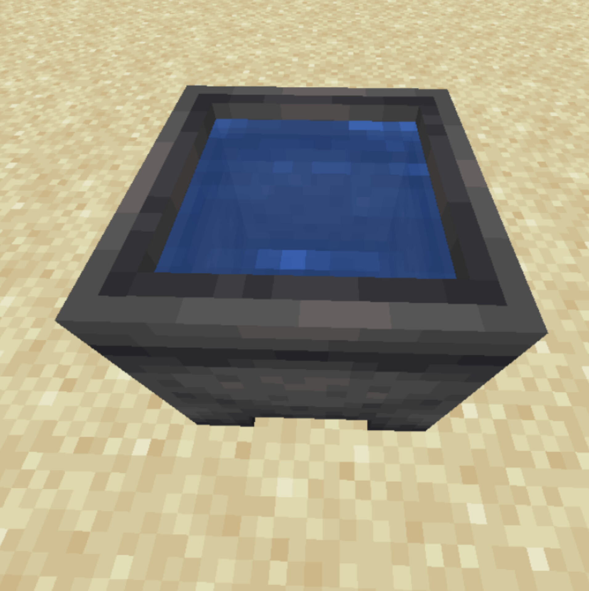 Translucent Water Cauldron Minecraft Texture Pack