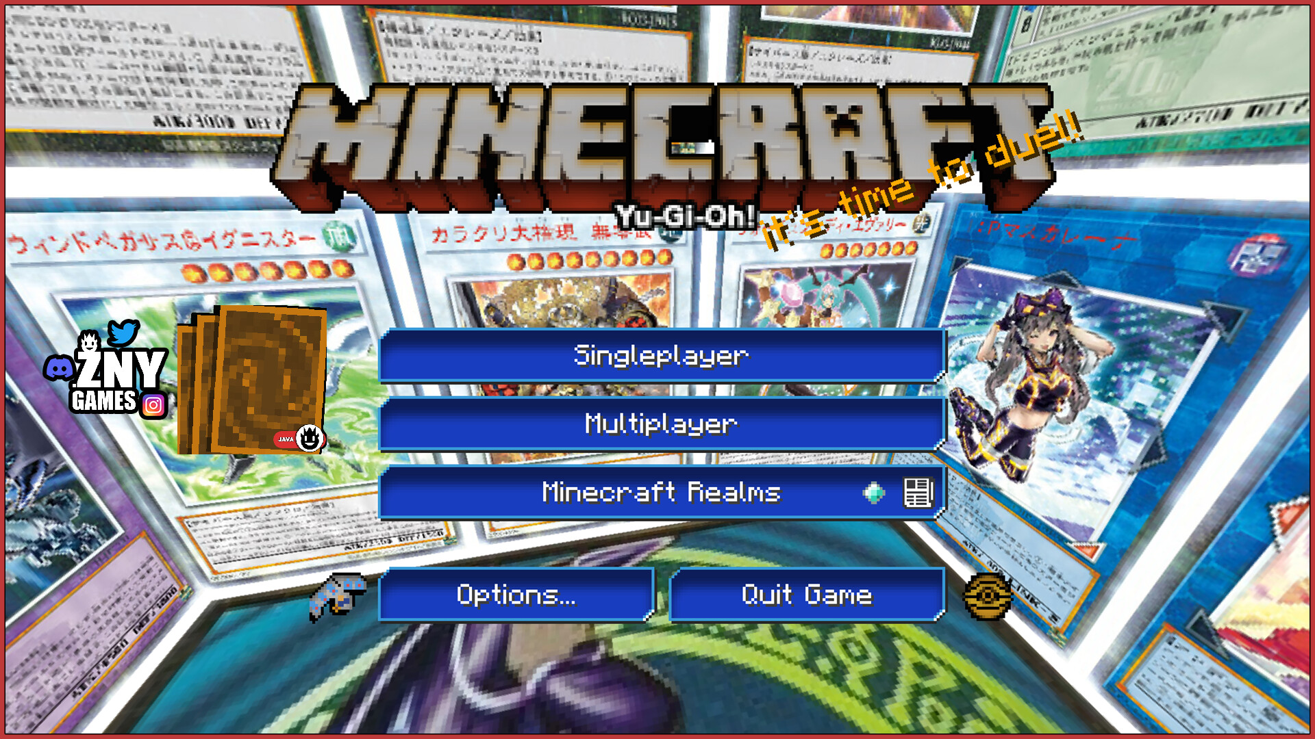 YUGIOH FAN EDITION [JAVA] 🔱 Minecraft Texture Pack