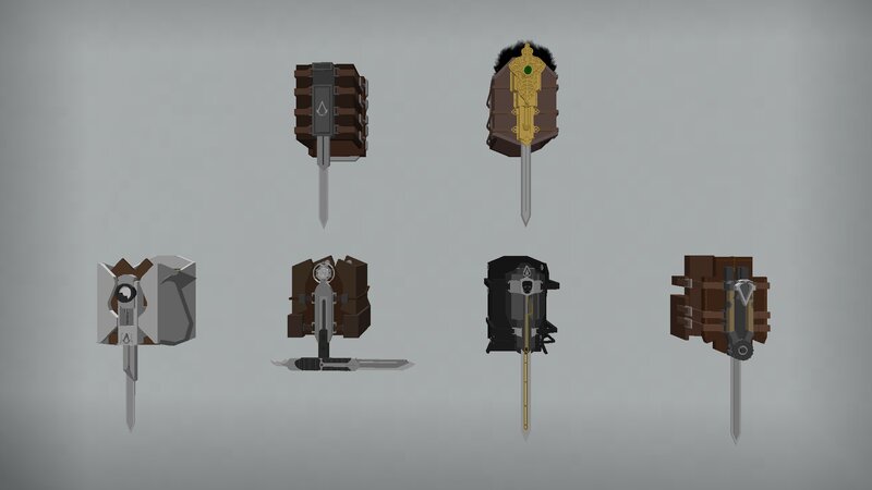 Assassin Creed Weapons and Items Pack Minecraft Texture Pack