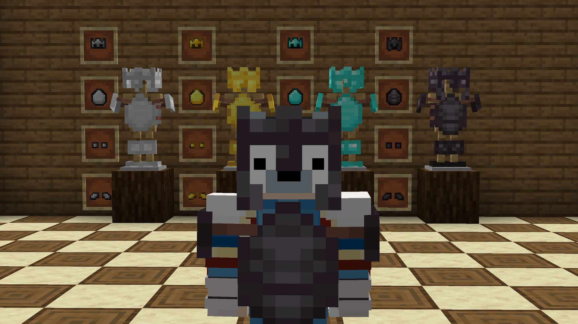 Llama`s Less Obtrusive Vanilla Armour Minecraft Texture Pack