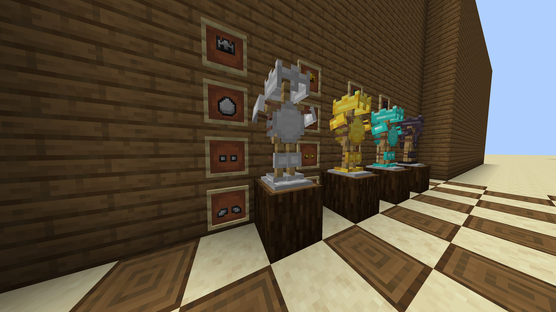Llama`s Less Obtrusive Vanilla Armour Minecraft Texture Pack