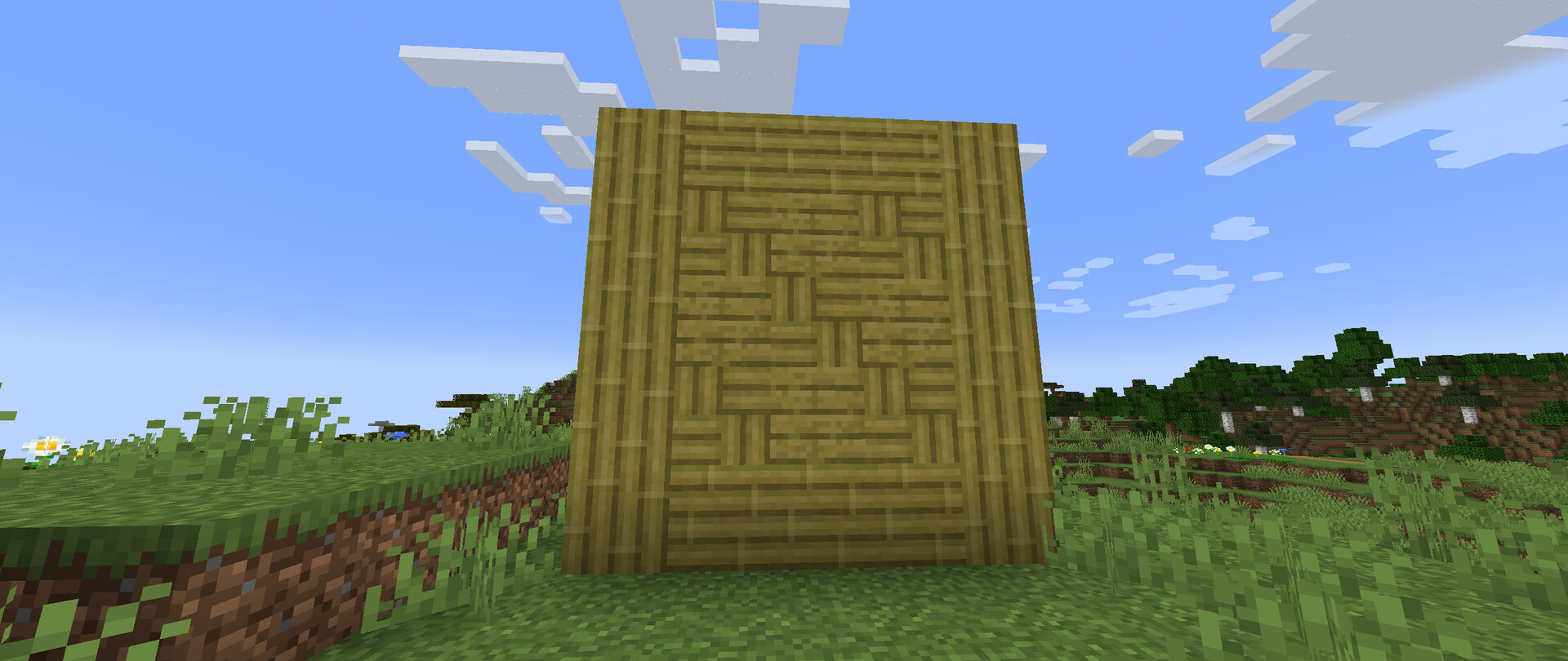 Bamboo Planks looks like planks! Minecraft Texture Pack