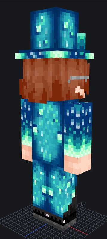 Coterie Craft 16x Glow Squid Suit Minecraft Texture Pack