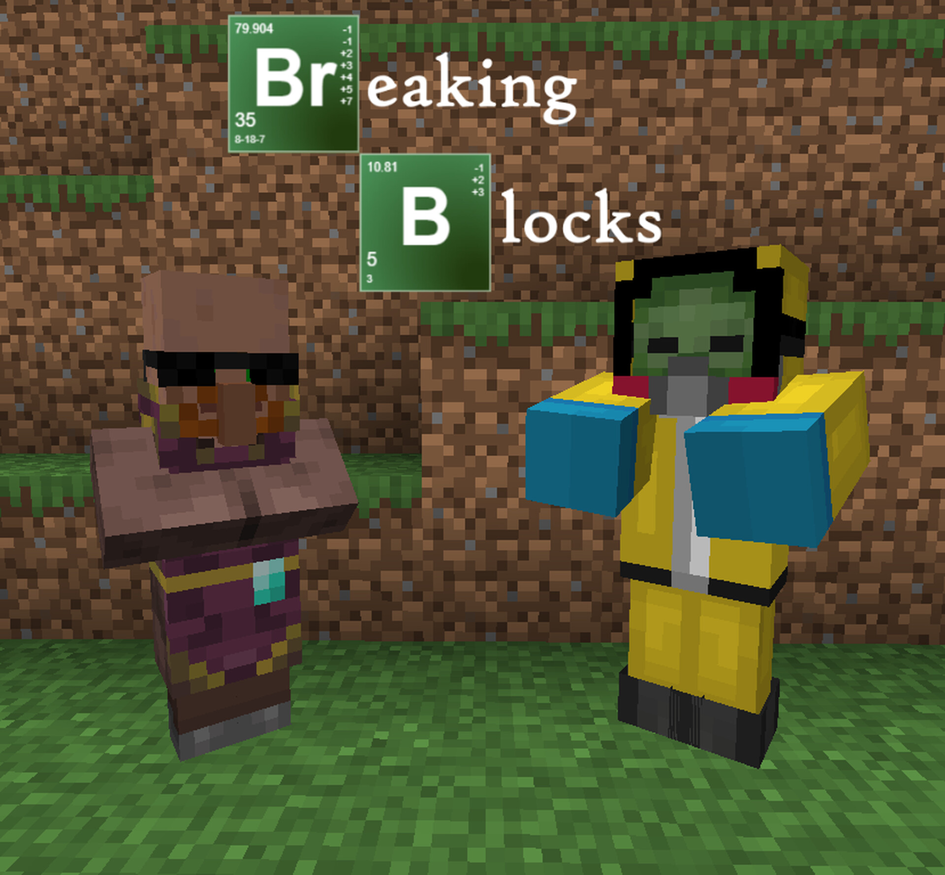 Breaking Blocks (Breaking Bad Resource Pack) Minecraft Texture Pack
