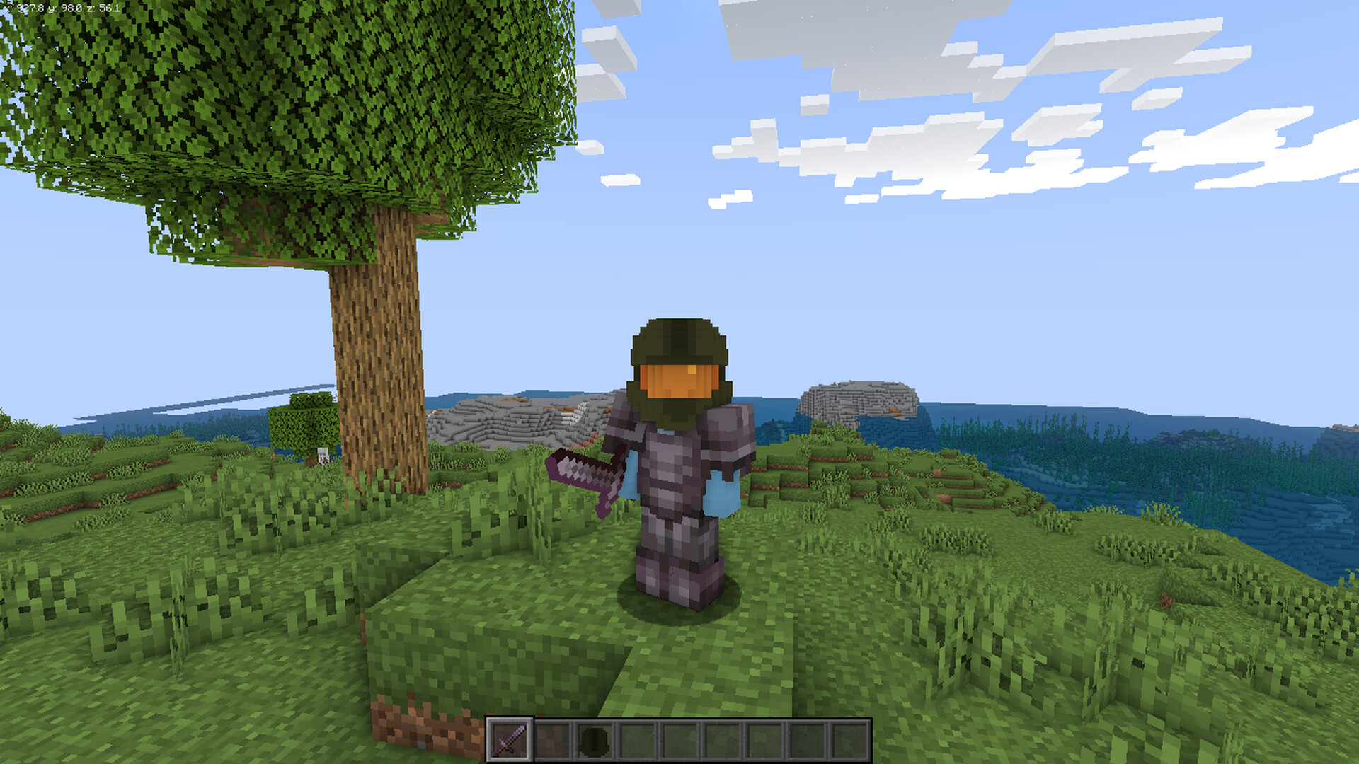 Master Chief Helmet in Minecraft Minecraft Texture Pack