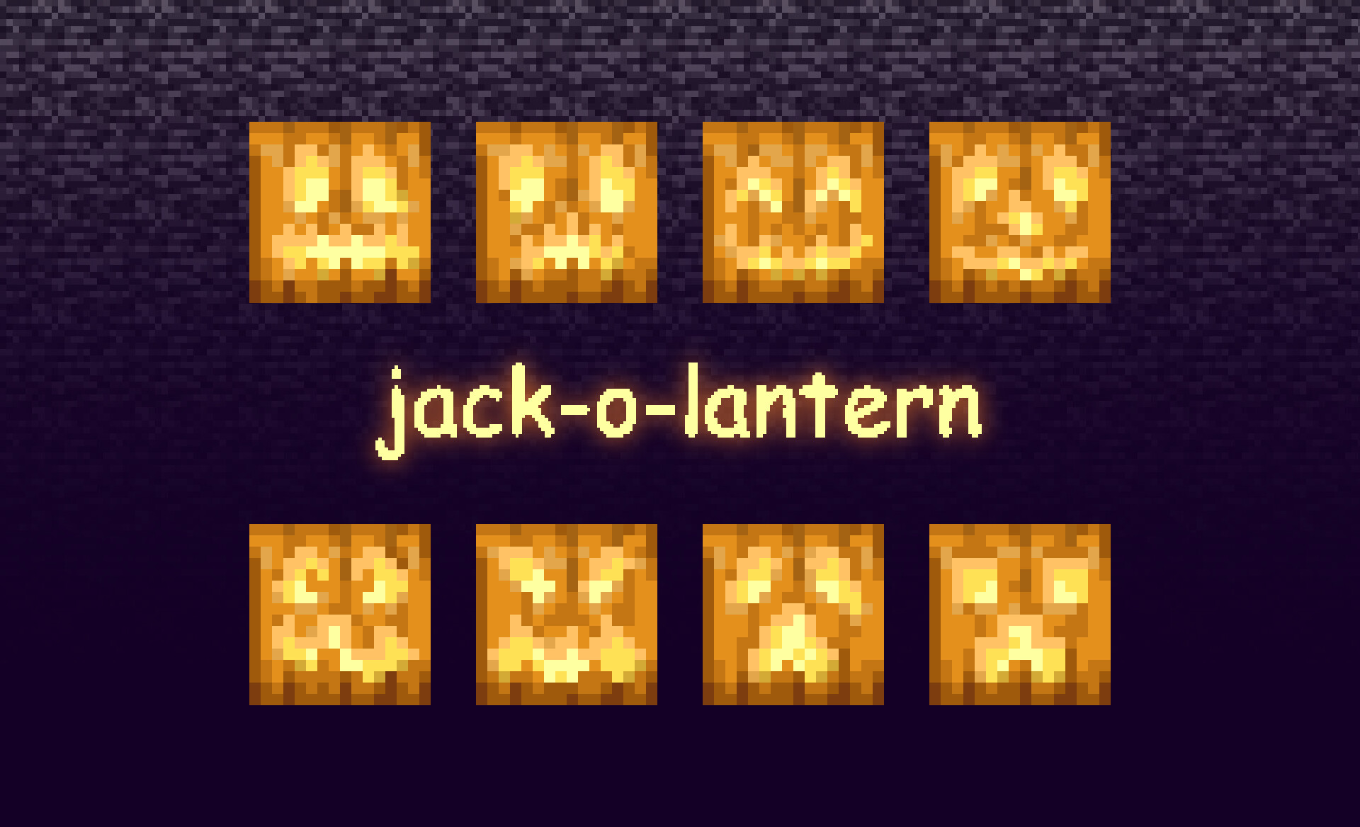 Variated Pumpkins - BEDROCK Minecraft Texture Pack