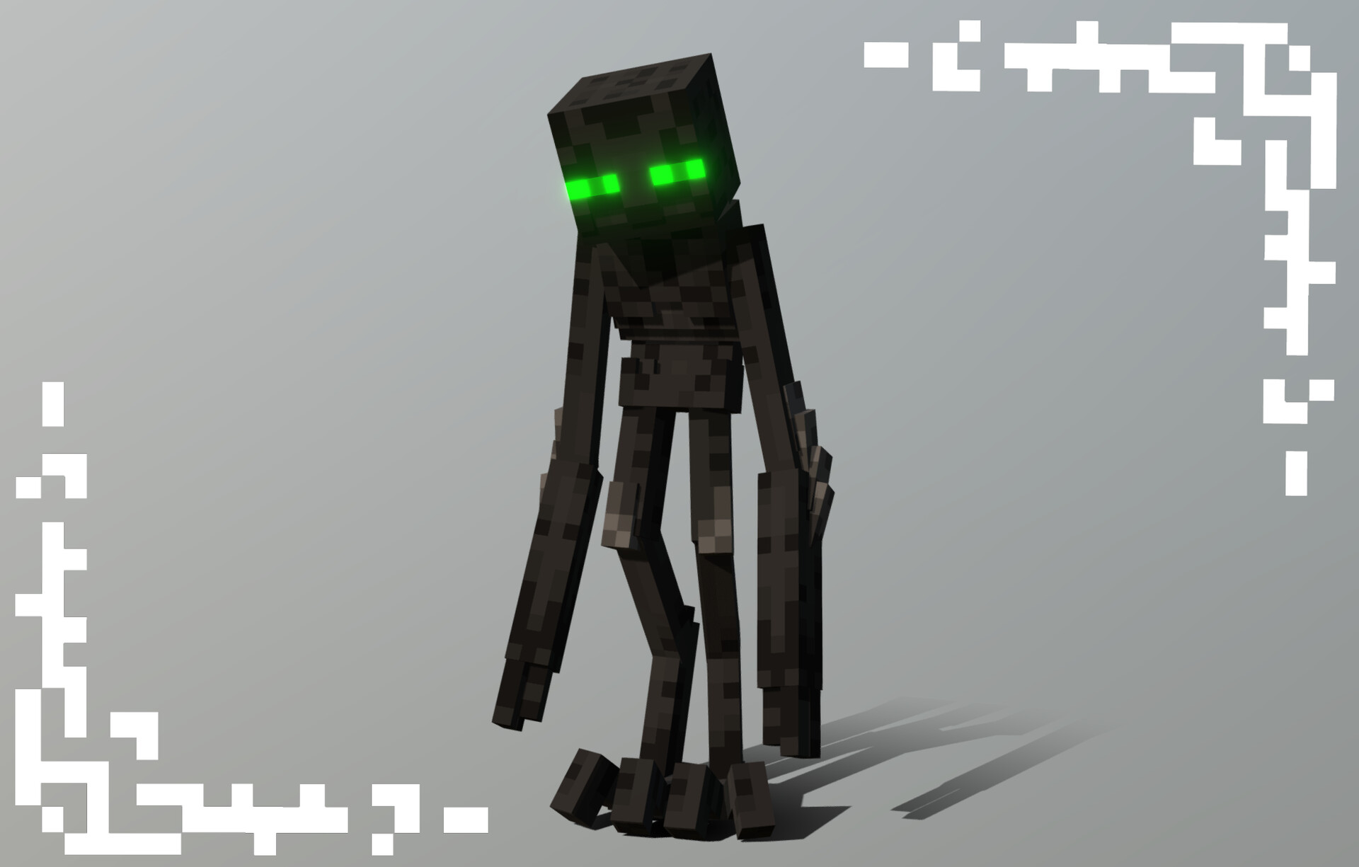 Jumper_99's Improved Enderman (Model + Animation) [Optifine] Minecraft Texture Pack