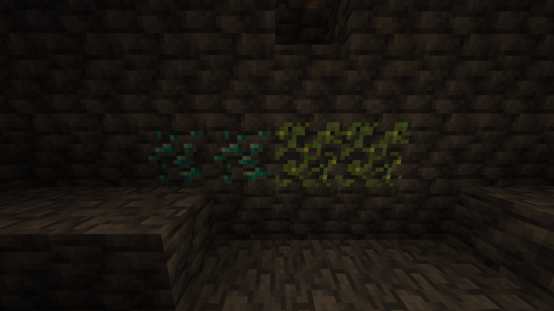 Green Glow Lichen | Bedrock Tweaks Minecraft Texture Pack