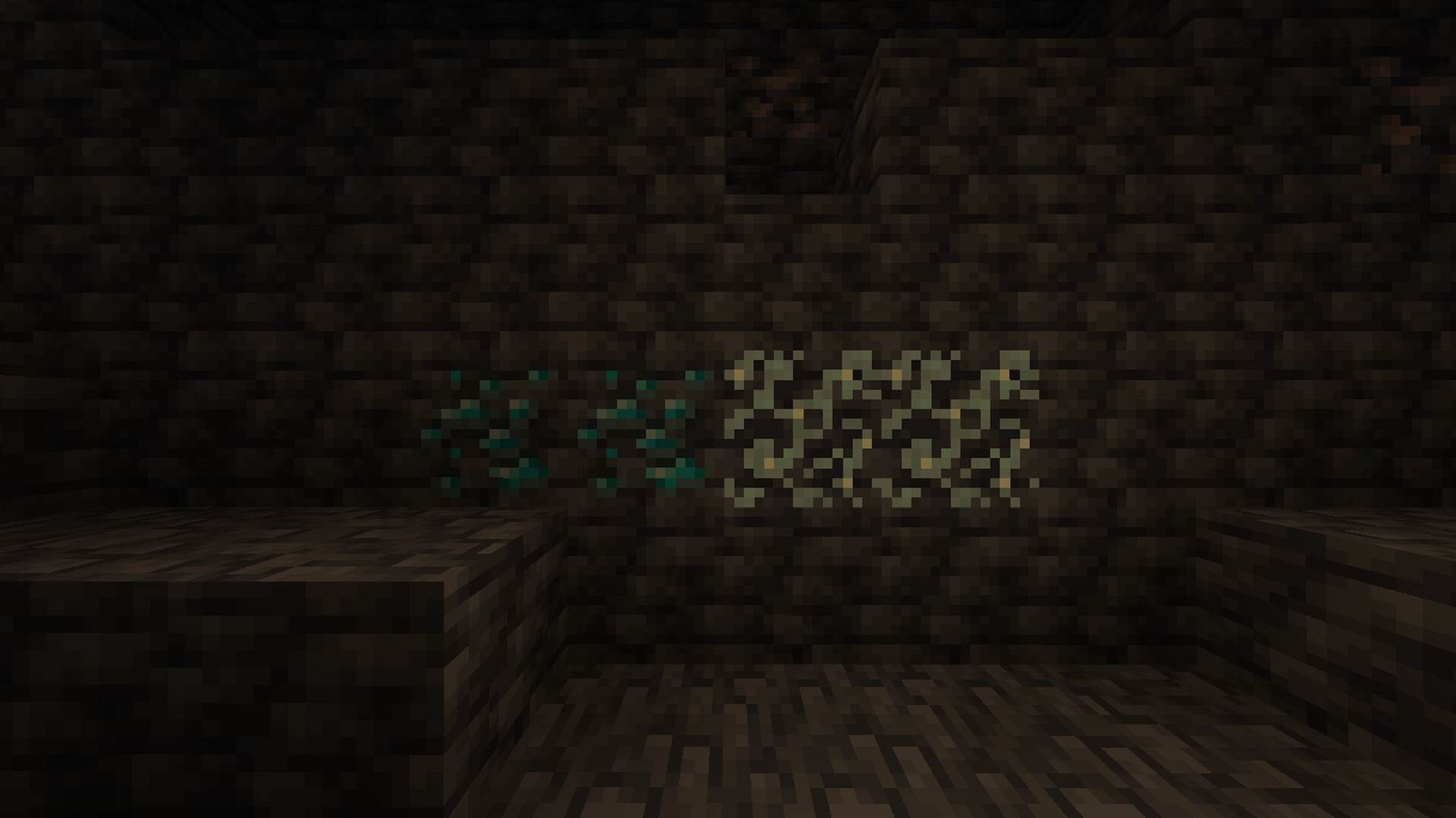 Green Glow Lichen | Bedrock Tweaks Minecraft Texture Pack