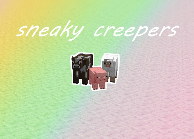 sneaky creepers Minecraft Texture Pack