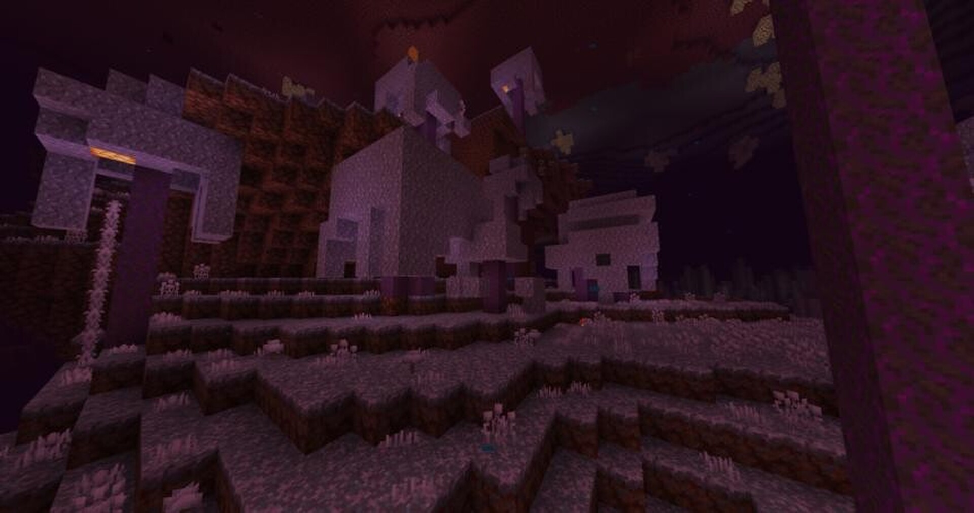 Ultraviolet Nether Forests Minecraft Texture Pack