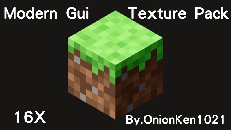 Modern Clean Gui V2.1 By.OnionKen1021 Minecraft Texture Pack