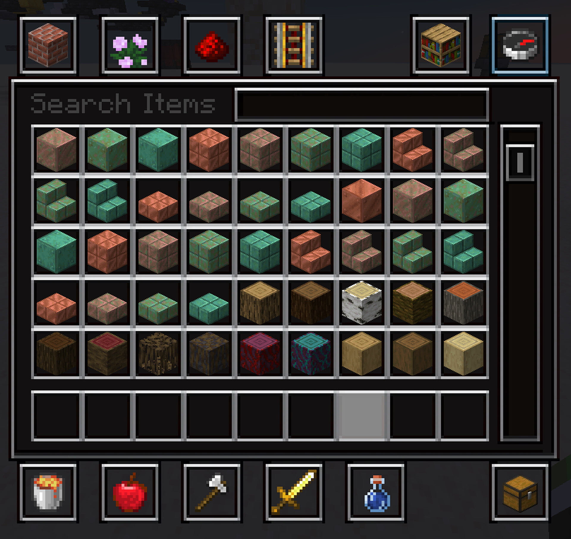 WorldSaladDev's Sleek Dark UI (1.19.3) Minecraft Texture Pack