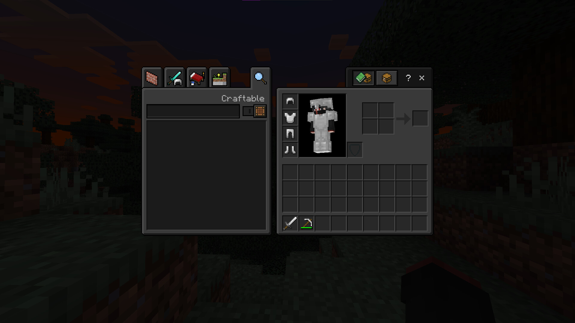 Dark Theme Minecraft Texture Pack