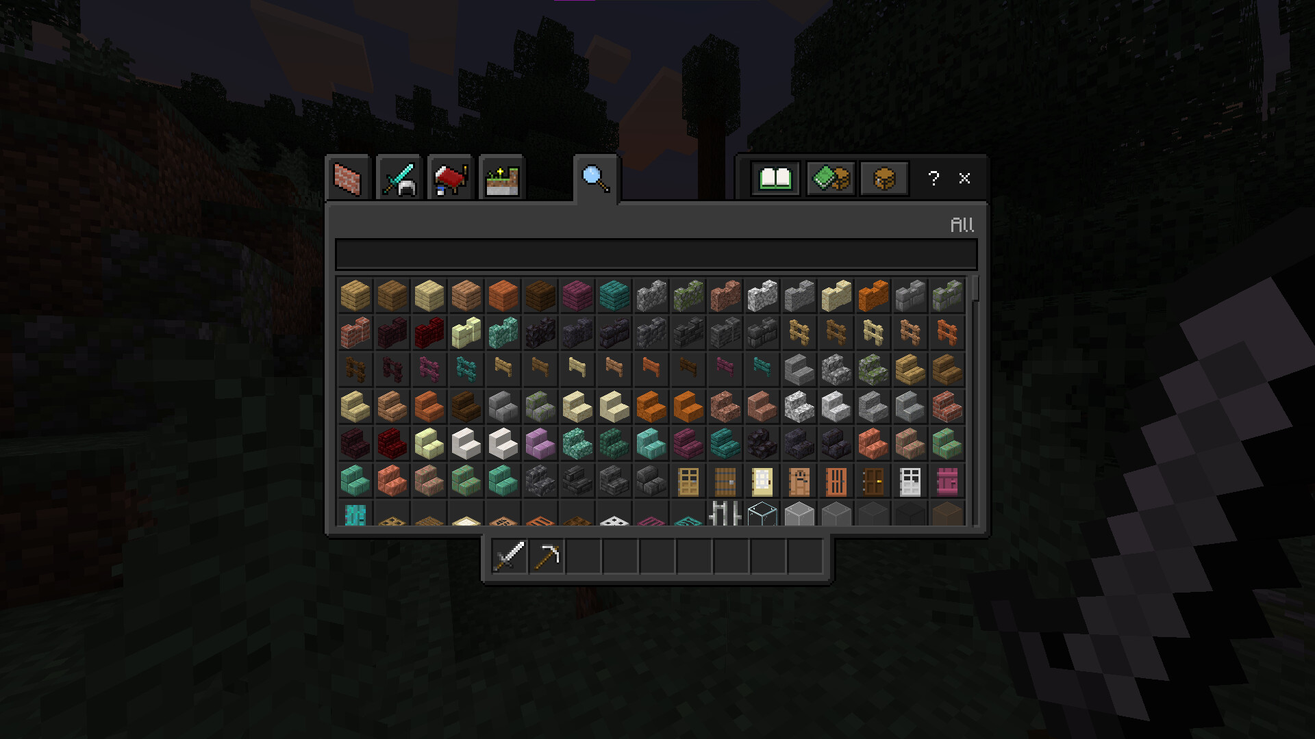 Dark Theme Minecraft Texture Pack