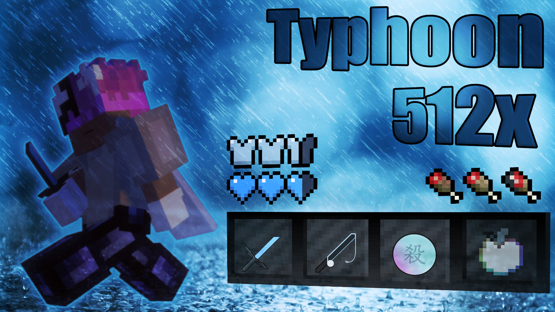 Typhoon 512x PvP pack (fps boost) Minecraft Texture Pack