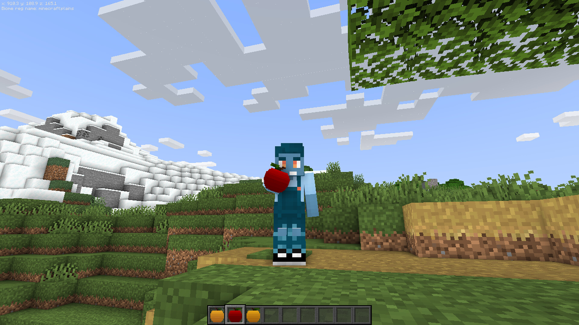 3D Apples Minecraft Texture Pack