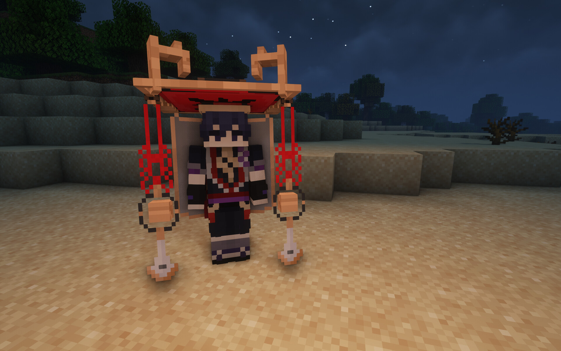 Scaramouche Hat&Tighnari Ears from Genshin Impact(series 1-2) Minecraft ...
