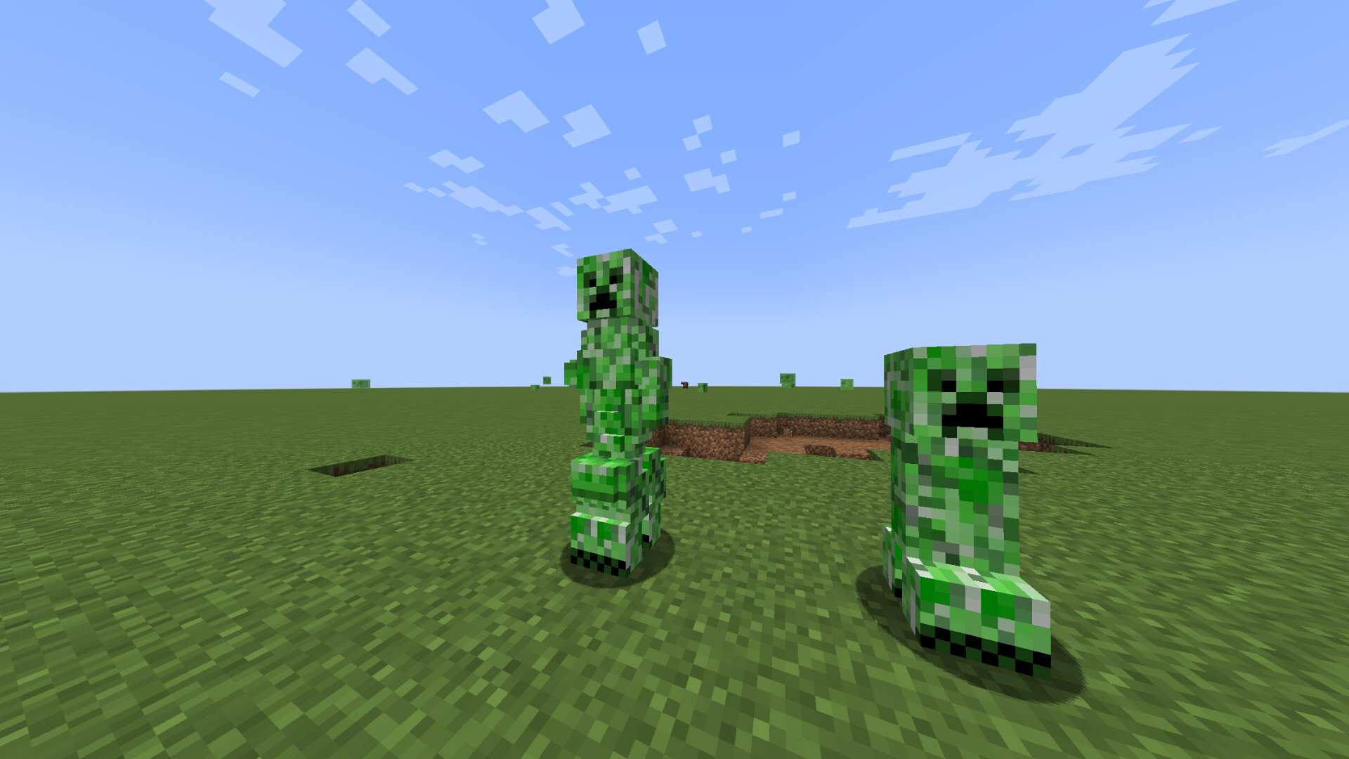 Buff Creepers Minecraft Texture Pack